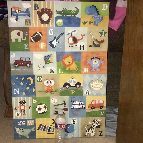 Wall Decor | Alphabet Canvas | Poshmark